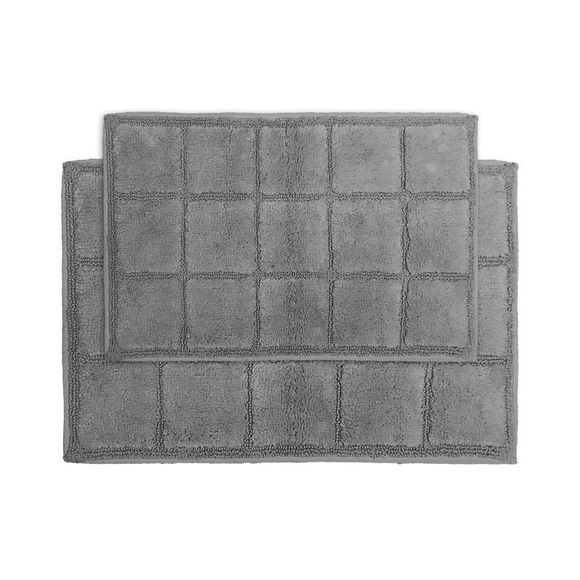 Pure Bath | Other | Pure Bath Garland 2pieces Bath Rug Setgrayone Size ...